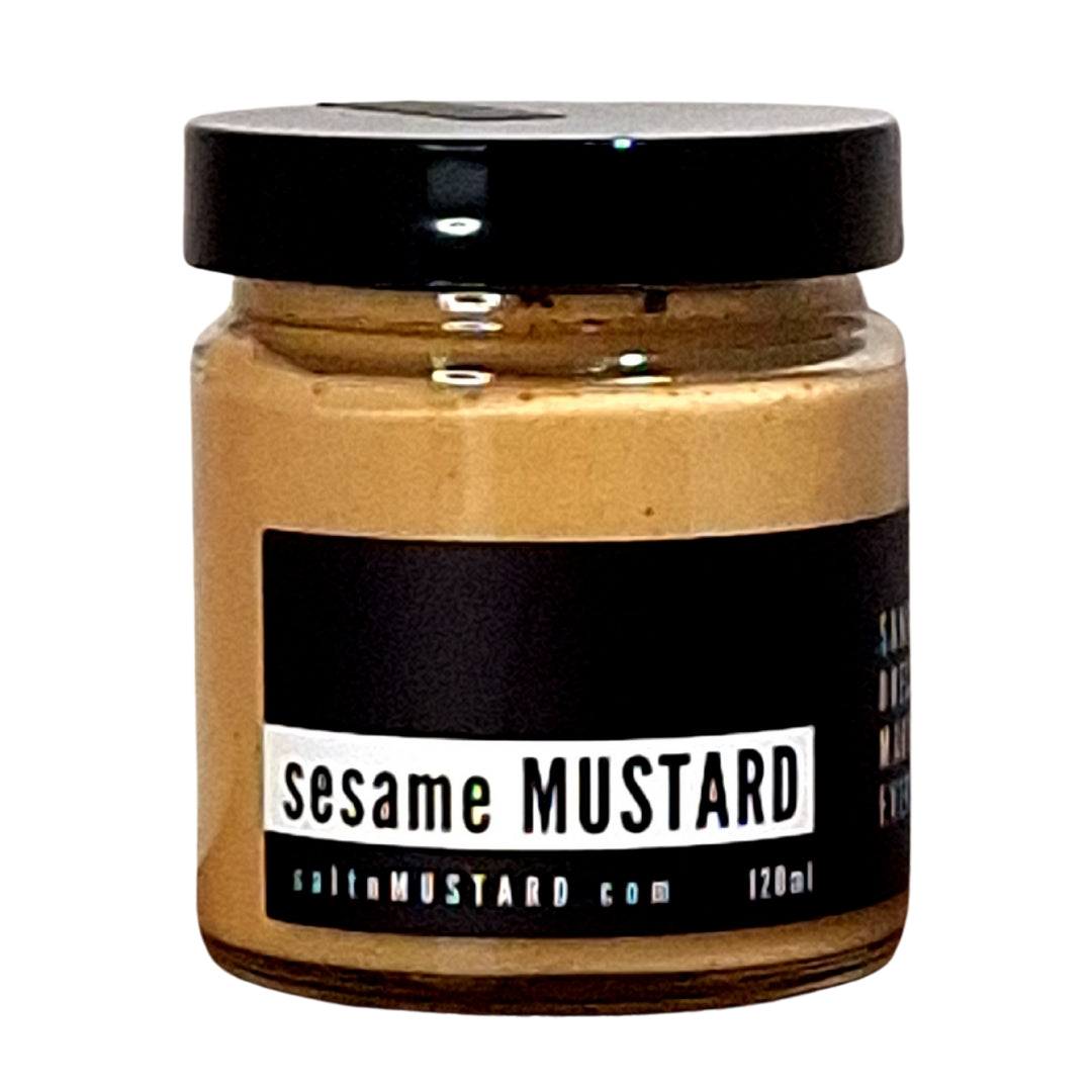 sesame MUSTARD – salt + MUSTARD