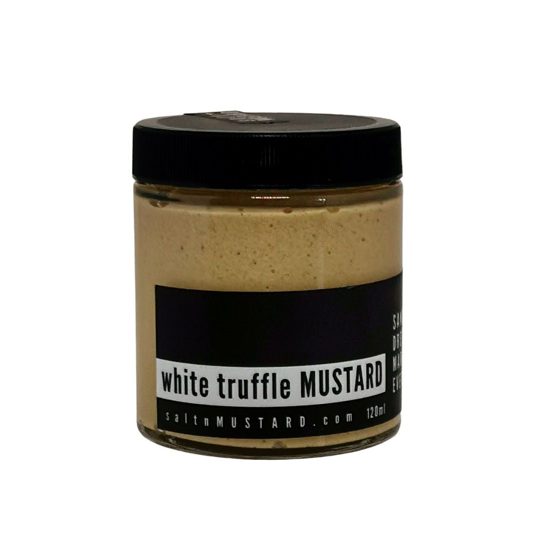 white truffle MUSTARD – salt + MUSTARD